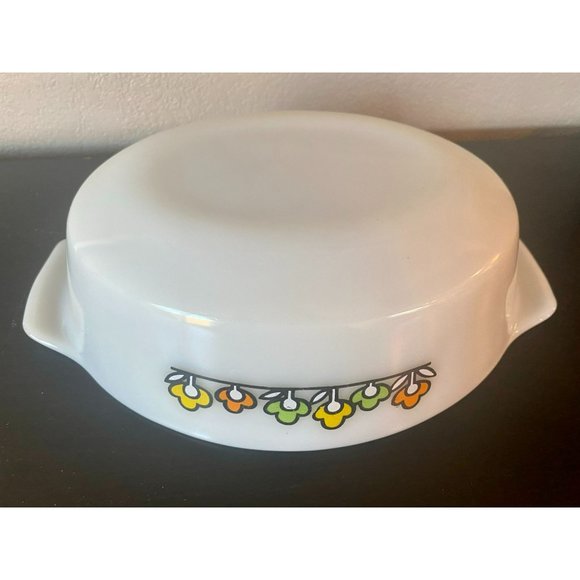 Anchor Hocking | Dining | Vintage Anchor Hocking Retro Flowers Fire ...